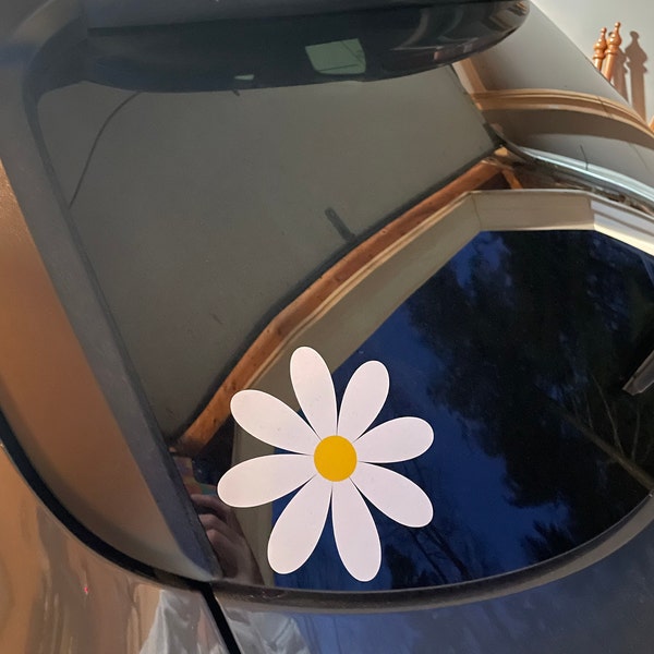 Daisy Vinyl Decal | Daisy Decal | Daisy Car Decal | Hippie Car Decal ...