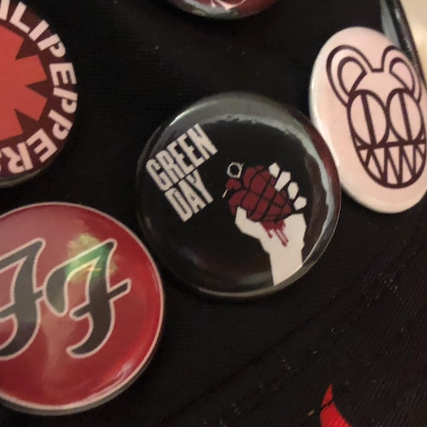 Rock Band Pins, Band Pins, Rock Pins - Etsy