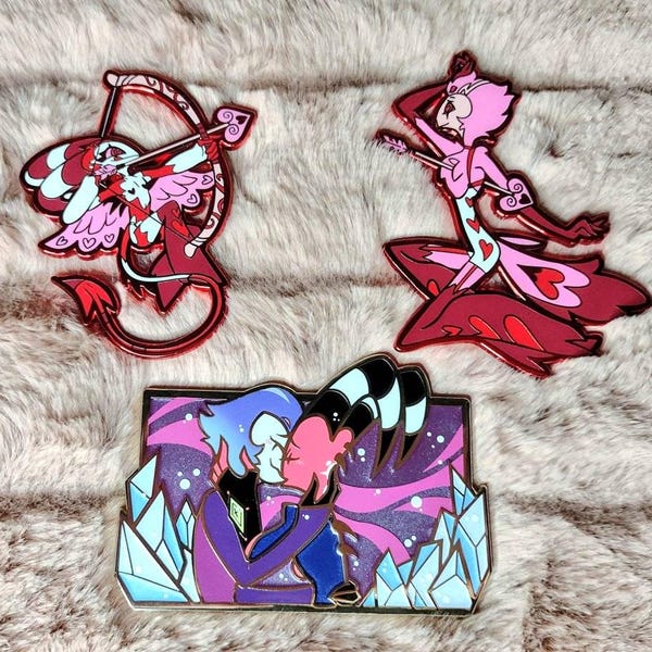 Helluva Boss Sleeping Prince Stolas 4.2’ Defect Pins|| Stolas Helluva ...