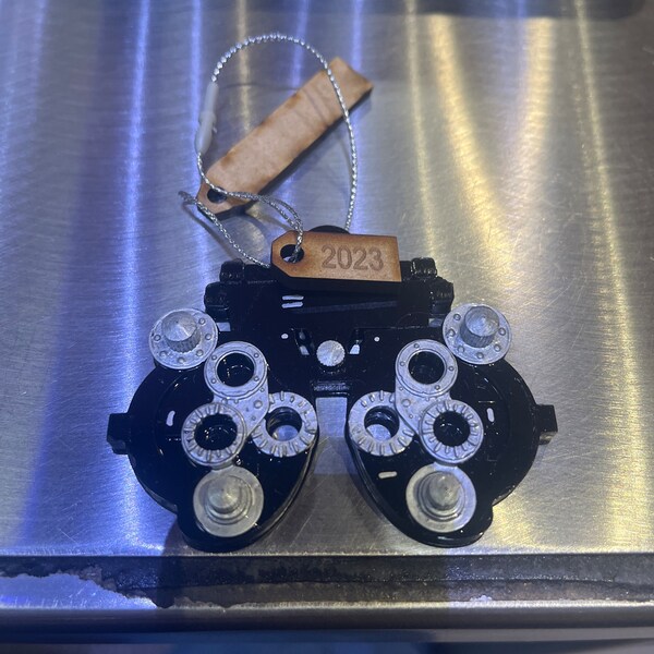 Phoropter Christmas Ornament, Optometry Ornament, Optometrist, Eye ...