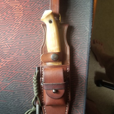Helle Utvaer Bushcraft Knife Custom Bushcraft Sheath - Etsy