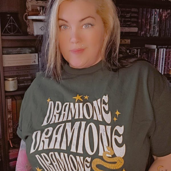Bookcase COMFORT COLORS Dramione Tee, Draco Crewneck,manacled,bookish ...