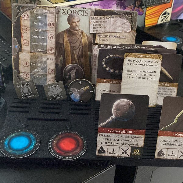 Folklore the Affliction Character Tray With Vita and Power Tracker - Etsy