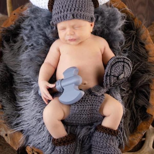 Baby Viking Valkyrie Outfit Crochet - Etsy