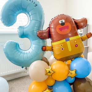 DIY Large Hey Duggee Balloon Sculpture, Duggee Balloon Stack, Duggee ...