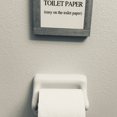 Please Flush Sign, Funny Restroom Decor, Housewarming Gift, Bathroom ...