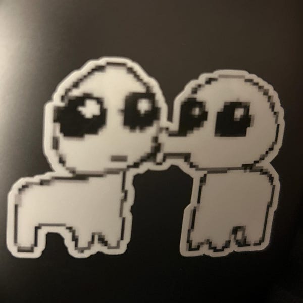 Autism TBH Yippee Creature Smooch Premium Sticker - Meme Pixel Art ...