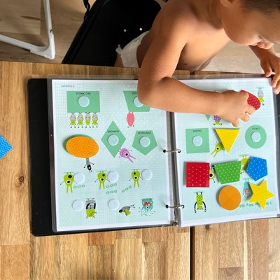 Toddler Learning Binder 1. Printable Toddler Busy Binder. First Toddler ...