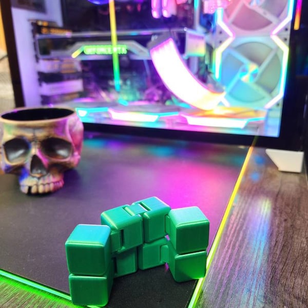 Unleash Your Inner Fidgeter With the 3D Printed Fidget Infinity Cube - Etsy