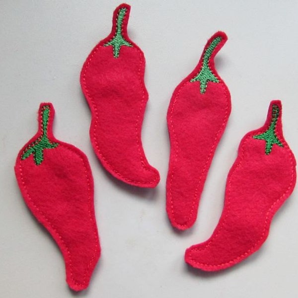 In the Hoop Embroidery Design for Chilli Pepper Softie / Garland ...