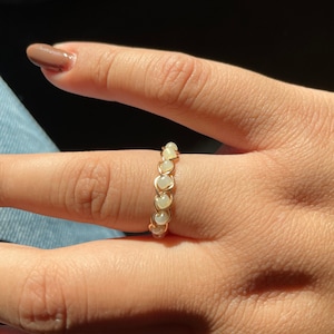 Sage Green Gemstone Spiral Ring Handmade Wire Rings, Gemstone Rings ...