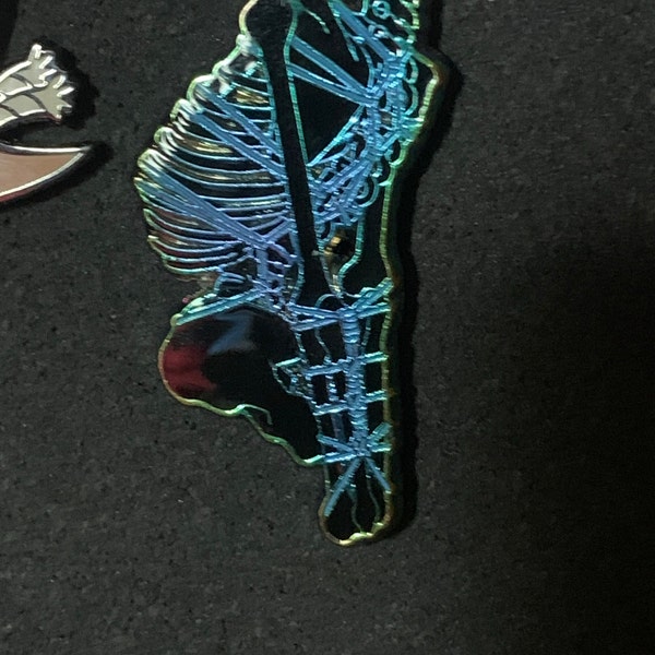 Lewd Shibari Skeleton Gold Enamel Bondage Pins - Etsy