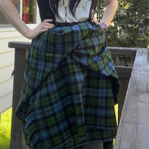 Scottish Arisaid or Earasaid A-L Tartans Homespun Wool Blend - Etsy