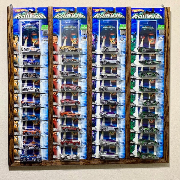 Unopened 1/64 Scale Die-cast Cars Oak Display Rack ("free" Shipping) - Etsy