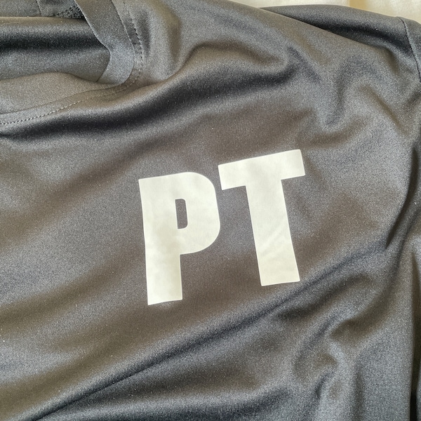 Personalised Personal Trainer T-shirt Mens Sports Top / PT Fitness T ...