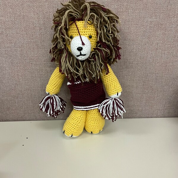 Crochet PDF Pattern to Make 18" Doll Cheerleader Outfit, Cheer Uniform ...