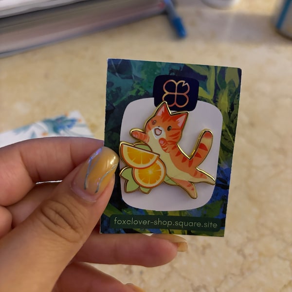 Pumpkin Cat castor Hard Enamel Pin Gold Plated Cute Gift Pin Collectors ...