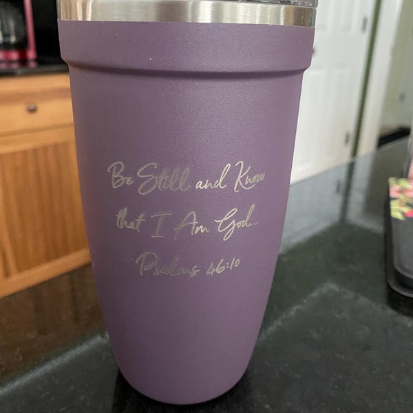 Actual Footprint Engraving Tumbler Baby Footprints Real Handprint Mug ...