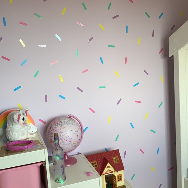 Sprinkle Shaped Wall Decals / Stickers - Etsy