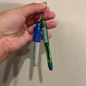 Mini Sharpie for Badge Reel Nurse Mini Pen Keychain Badge - Etsy