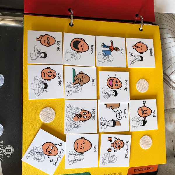 My Communicaid 1 Communication Book 215 Cards Bilingual English Spanish ...