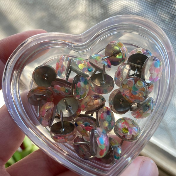 Cute Champagne Pearl Thumbtacks 30pcs Dorm Decor, Decorative Thumbtack ...