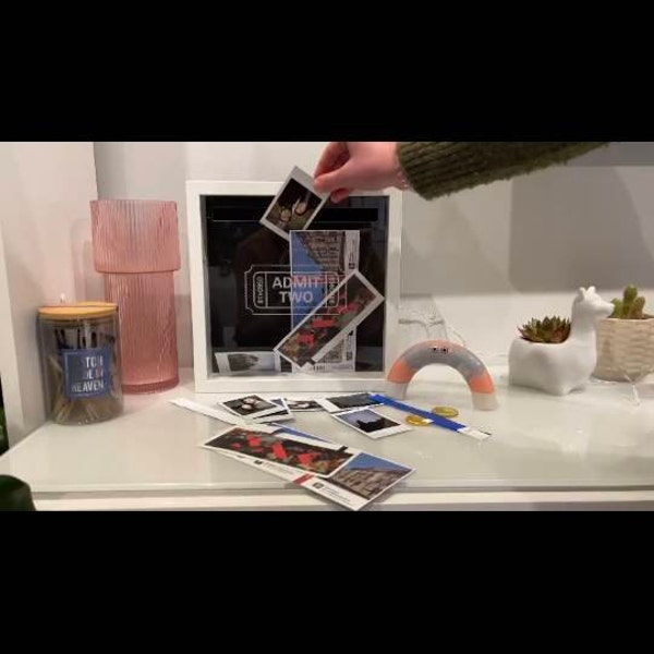 Personalised Ticket Memory Box | Admit One/two Travel Ticket Holder ...