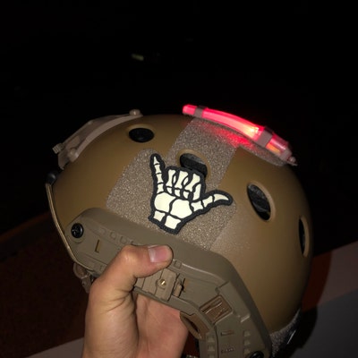 Shaka Hang Loose Gesture Hand Skeleton Bones Rubber Patch - Etsy