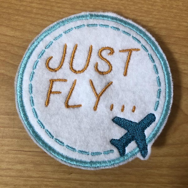 Airplane Circle Frame Embroidery Design: Travel Monogram Border (5 ...