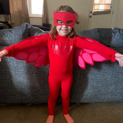 Owlette No-sew Mask Pattern Costume, PJ Masks Party Favor, Gift for ...