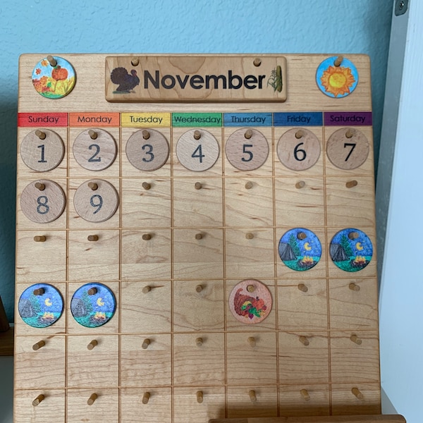 Picture Coins for Calendars and Charts - Etsy