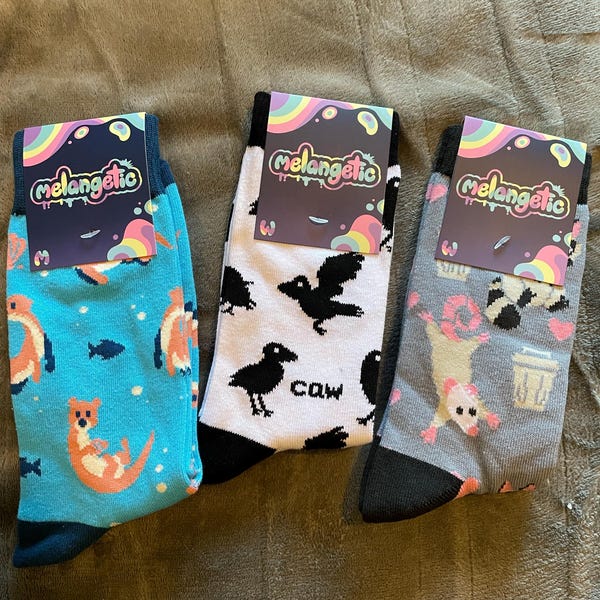 Socks the Skunk's Sock Pile Acrylic Shaker Keychain - Etsy