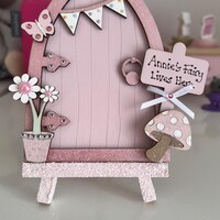 Sage Green & Pink Fairy Door, Available Individually or as a Set - Etsy UK