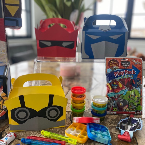 Transformers Inspired Treat Boxes - Etsy