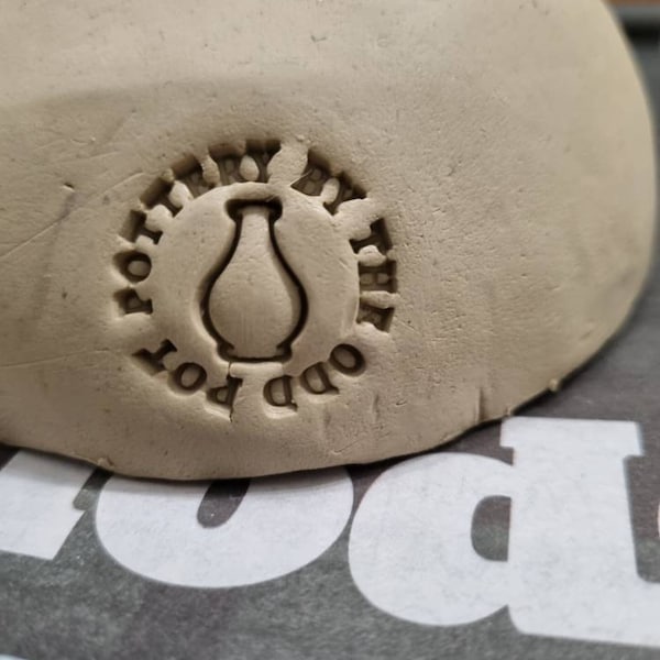 Personalized Pottery Stamp, Custom Ceramic Brass Stamp, Initial Clay ...