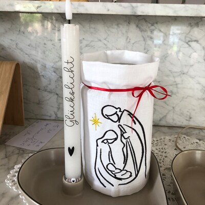 Catholic Marian Monogram With Crown Digital Machine Embroidery - Etsy