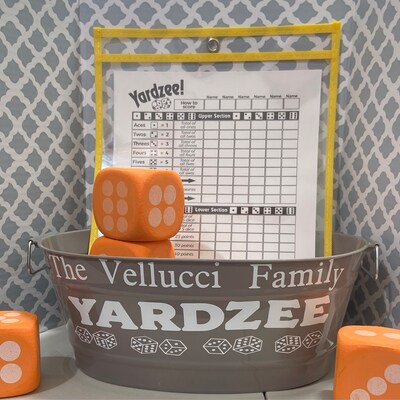 Yardzee Score Card Yardzee Pdf Dice Game Score Sheet - Etsy
