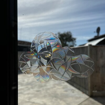Cloud Window Cling Sun Catcher Decals Rainbow Maker Sets Reusable ...
