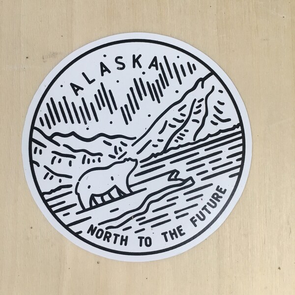 Alaska Sticker | Alaska Decal | Multiple Sizes | Bumper Sticker | Water ...