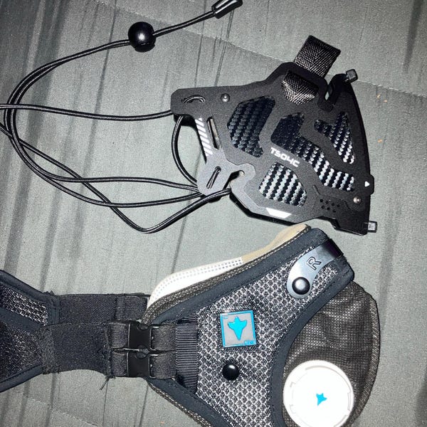 Armored Neck Cover Collar Futuristic Tactical Techwear Mecha ARMOR-X06N ...