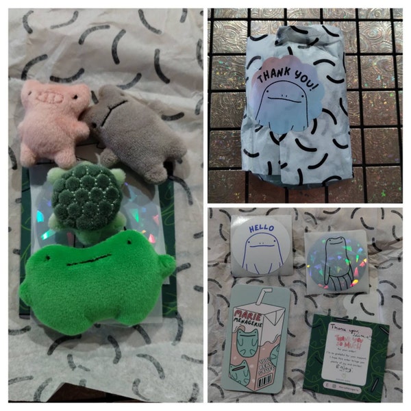 Choice of One Mini Squishy Mochi Plush Tim Plain Tim in Three Colors - Etsy