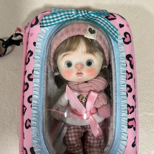 OB11 Doll Carry Bag, Obitsu 11 Doll Container, 1/12 Doll Carry Bag,1:12 ...