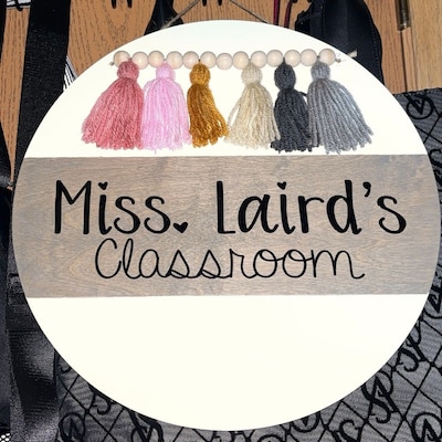 Boho Rainbow Classroom. Boho Rainbow. Boho Decor. Teacher Sign. Teacher ...