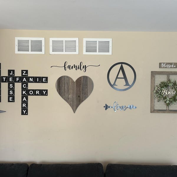 Self Standing Custom Signs | Tabletop Wood Sign | Home Decor Letters ...