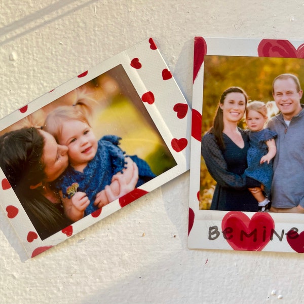 ACRYLIC PHOTO MAGNET | Clear Personalized Picture Magnet for Fridge or ...