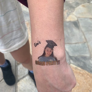 Custom Graduation Tattoos, Graduation Party Favors, Graduation Party ...