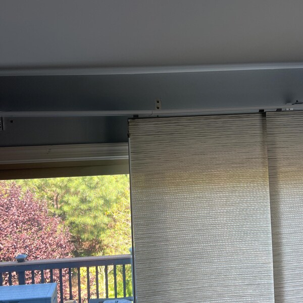 2-tracks Wall Rail Any Custom Size, Sliding Rails for Vertical Blinds ...