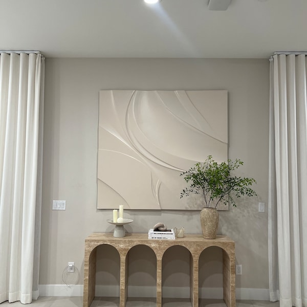 Combined Ripple Style Decorative Wall Art- Textured Board- Home Decor ...