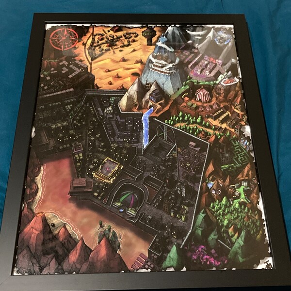 Reborn Region Map (matte) - Etsy