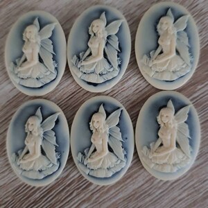 Vampire Cameo 5 Unset Cameos Vampire Bat Girl Lady Ivory on Hazy Dark ...